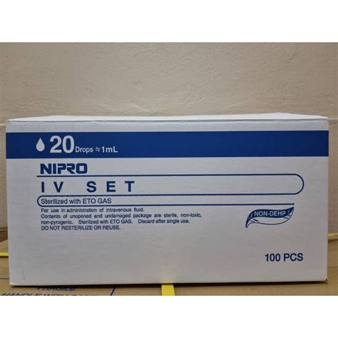 Nipro Iv Set ชุดให้น้ำเกลือแบบติดเข็ม