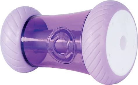 Nala Wheelie Arch Treat Dispensing Cat Toy With Catnip Purple