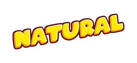 Premium Vector Natural Lettering Isolated On White Colourful Text Effect Design Vector Text Or