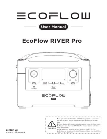 Ecoflow River Pro User Manual Manualzz