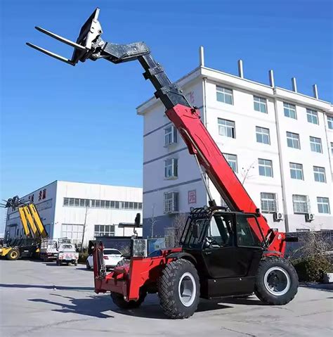 4ton Telehandler Th1840 Multi Functional Telescopic Forklift 18m Lifting Aerial Work Transport