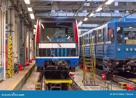 Several Types Of Electric Locomotives Metro Subway Modern And Obsolete