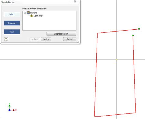 Solved Open Profile Error Cant Revolve Or Extrude Autodesk Community