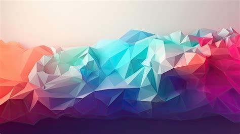 Premium Photo Ai Generated Illustration Of Colorful Interconnected Shapes In A Geometric Pattern