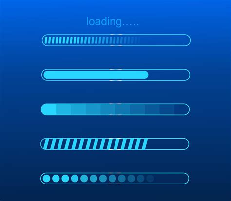 Loading Bar Progress Icon 65739429 Vector Art At Vecteezy