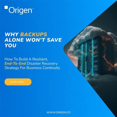 Disasterrecovery Businesscontinuity Cybersecurity Dataprotection… Origen
