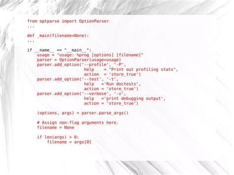 The Bones Of A Nice Python Script Ppt