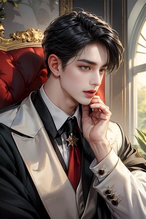 Pinterest 貴公子 イラスト かっこいい