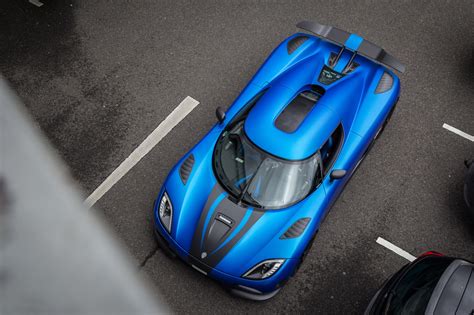 배경 화면 파란 차 푸른 조감도 슈퍼카 스포츠카 Koenigsegg Agera 초차 육상 차량 자동차 디자인 자동차 경주 자동차 제조 개념 자동차