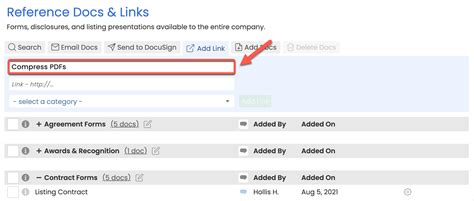 Set Up And Manage Reference Docs Links Paperless Pipeline