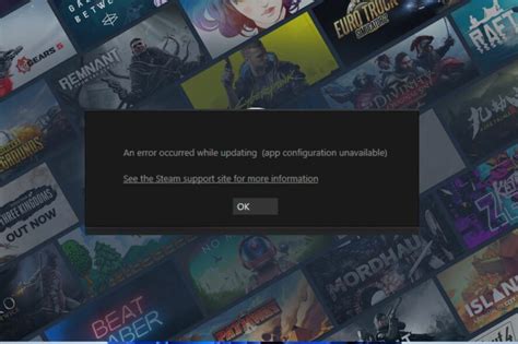 5 Ways To Fix The Steam App Configuration Unavailable Error