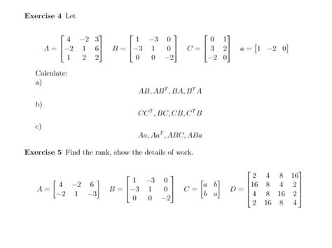 Solved Exercise 4 Let Chegg Com