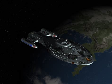 Assimilated Intrepid Class And Shuttle Remastered Version V14 Star