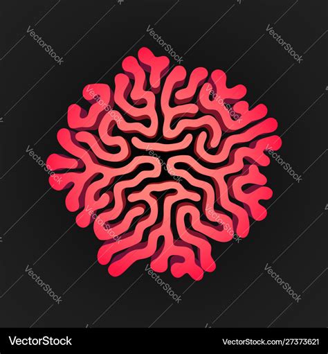 Turing Morphogenesis Reaction Diffusion Element Vector Image