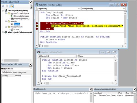 Excel Vba Takes Wrong Branch At If Statement Severe Compiler Bug
