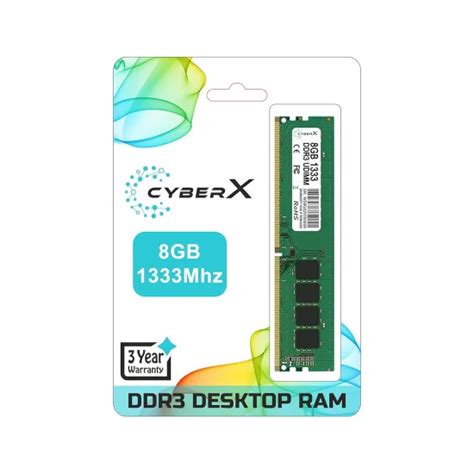 Ddr3 8gb Ram Best Price Cyberx Desktop Ram