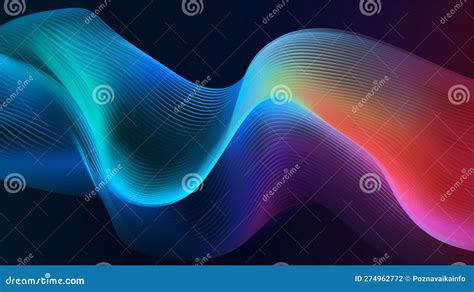Modern Gradient Waves Blend Background Great Design For Any Purposes Vibrant Style Template