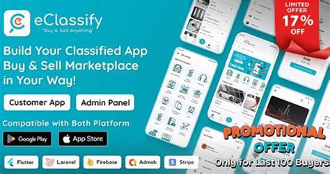 Eclassify Classified Buy And Sell Marketplace Flutter App 102 With