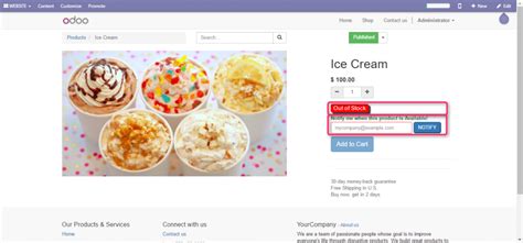 Odoo In Stock Out Of Stock Send Email Notification When Product Available For Website