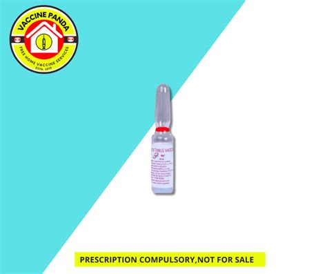 Tetanus Toxoid By Be Essential Vaccine For Tetanus Prevention