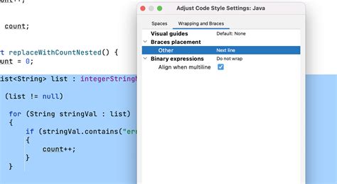 Adjust Code Style Jetbrains Guide