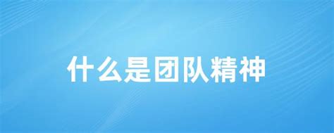 什么是团队精神 Worktile社区