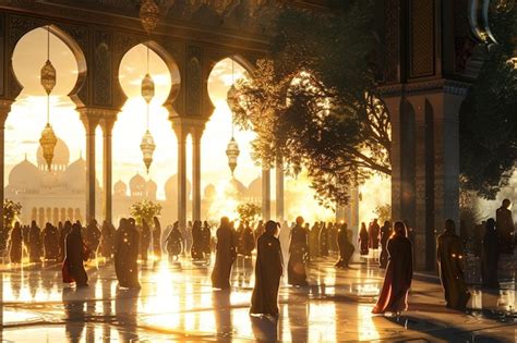 Experience The Global Resonance Of Arabic Language Generative Ai Premium Ai Generated Image