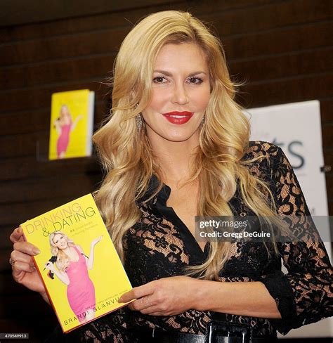 Tv Personality Brandi Glanville Poses At Her Book Signing For News