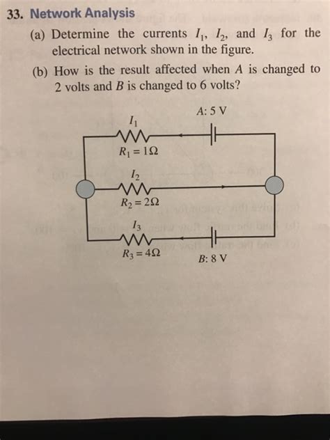 Solved Determine The Currents I 1 I 2 And I 3 For The Chegg Com