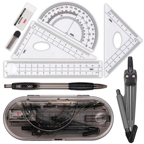 Buy Showay Compass Set Compass For Geometry Math Geometry Kit 8 Pieces
