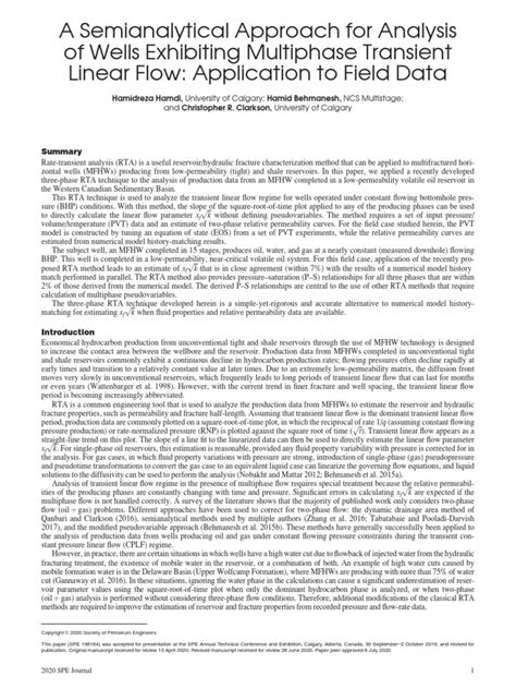 A Semianalytical Approach For Analysis Of Wells Exhibiting Multiphase Transient Linear Flow