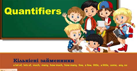 Presentation Quantifiers Кількісні займенники Презентація Англійська мова