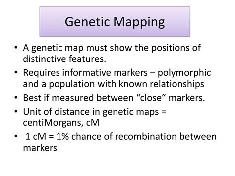 Gene Mapping Methods Pptx