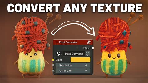 Easy 3d Pixel Art Texture Generator In Blender Blendernation Bazaar