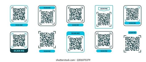 Scan Me Qr Code Design Qr Stock Vector Royalty Free Shutterstock