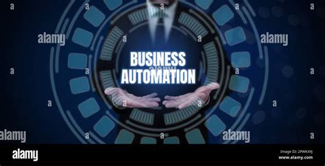 Text Caption Presenting Business Automation Conceptual Photo For Digital Transformation
