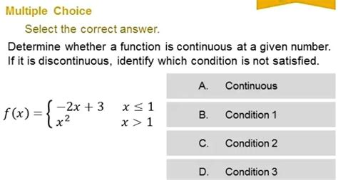 solved multiple choice select the correct answer determine whether a