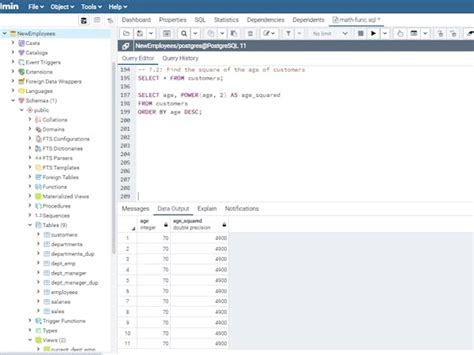 Sql Mathematical Functions