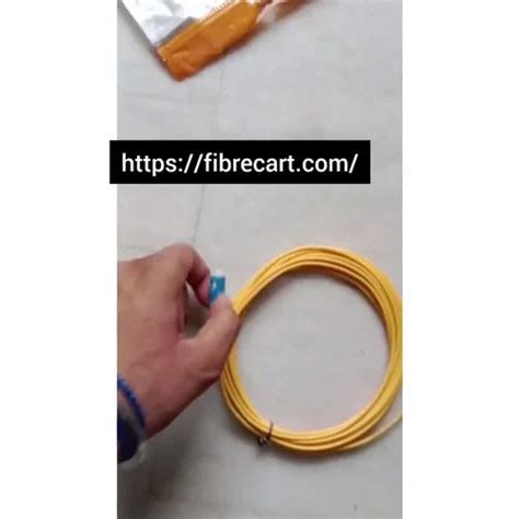 Syrotech Single Mode Simplex Fiber Patch Cord SC UPC To SC UPC MTR FSMS SCP SCP M At