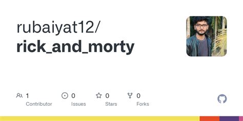 Github Rubaiyat12rickandmorty