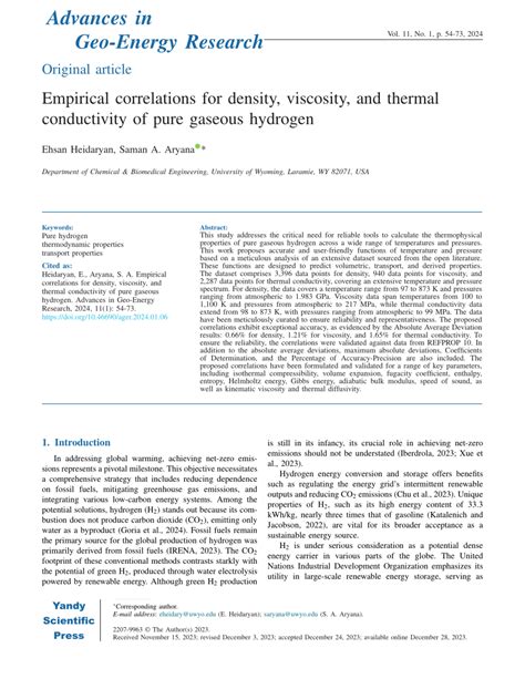 Pdf Empirical Correlations For Density Viscosity And Thermal Conductivity Of Pure Gaseous