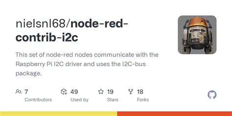Github Nielsnl Node Red Contrib I C This Set Of Node Red Nodes Communicate With The