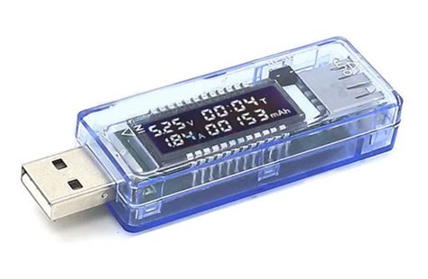 USB Voltage And Current Tester V A KWS V USB A Male To USB A Female DomoticX