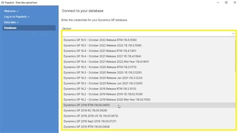 popdock data lake upload tool installation and usage guide for dynamics