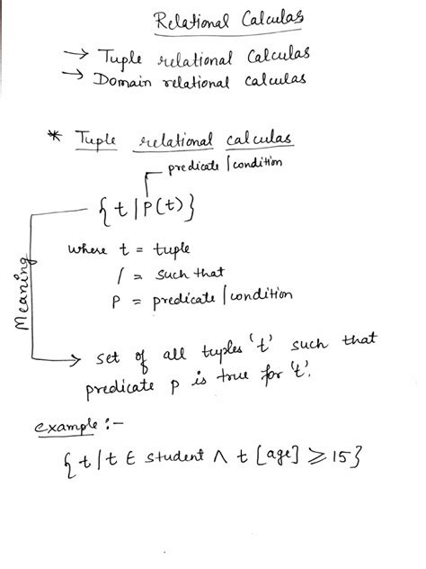 231 Tuple Relational Calculus Pdf