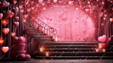 Fondo De Amor Hd 8k Papel De Pared Fotográfico De Stock Foto Premium