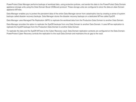 Introduction Replicating Powerprotect Data Manager Backups To The Cyber Recovery Vault A