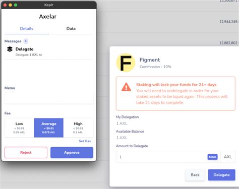 Axelar Staking Guide Figment