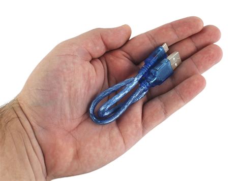 Cabo Usb C Blindado 30 Cm Para Arduino Esp32 E Raspberry Pi Pico Usinainfo