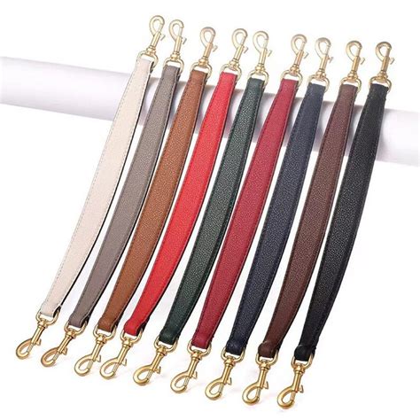 2 4cm Width 38cm Long Brown Blue Leather Purse Straps Bag Strap